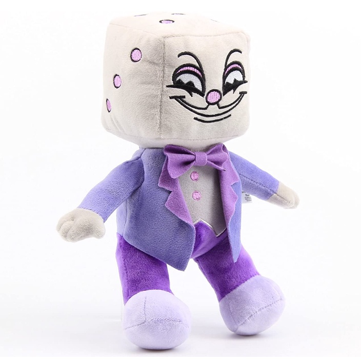 PELUCIA CUPHEAD REI DADO KING DICE BONECO GAME PLUSH 23CM | Shopee Brasil