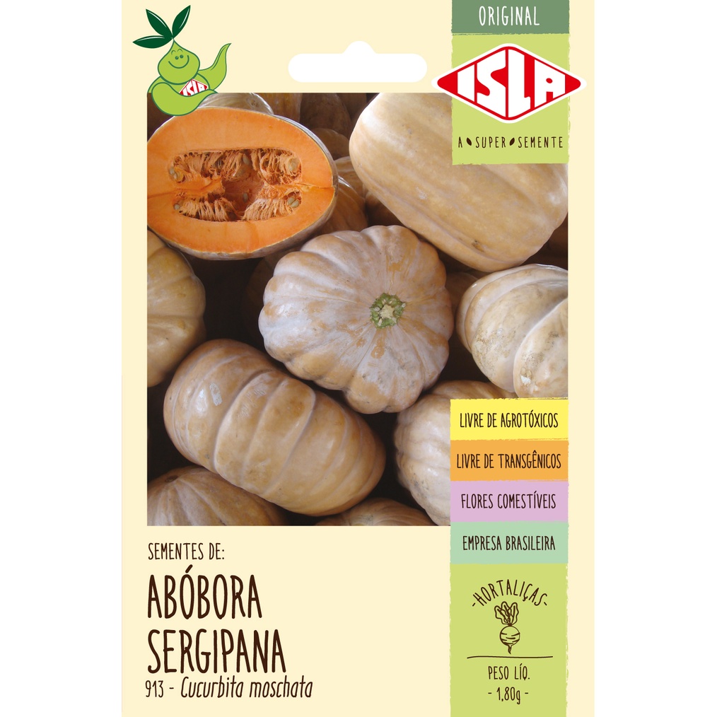 SEMENTE ABÓBORA JERIMUM DE LEITE (SERGIPANA) | Shopee Brasil
