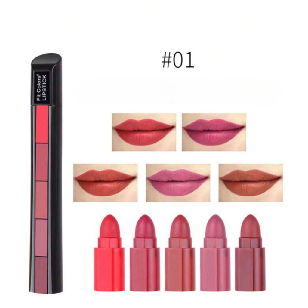 Kit Batom 5 cores - Fit colors | Shopee Brasil