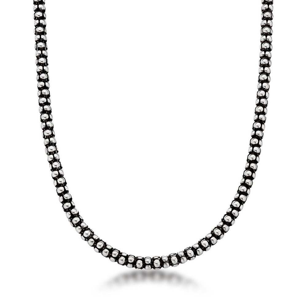 Corrente Pipoca 4,4mm Prata de Bali 925 - 40cm | Shopee Brasil