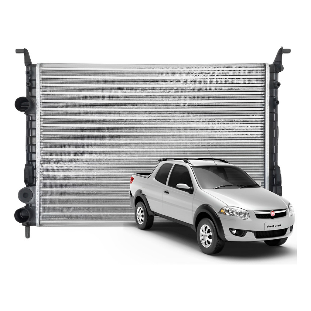 Radiador Com e Sem Ar FIat Siena Idea Strada Palio Elx ou Fire 46779392 ...