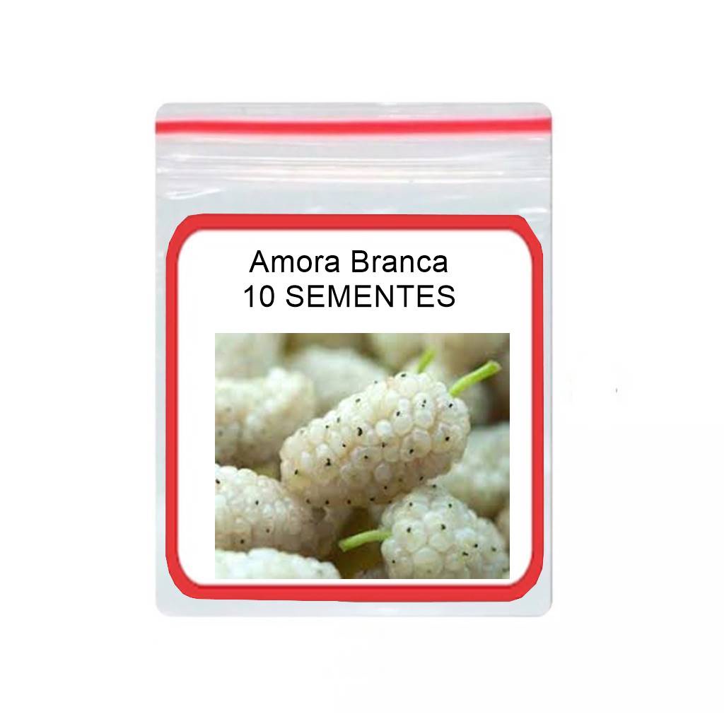 10 Sementes Amora Branca frutifera ornamental | Shopee Brasil