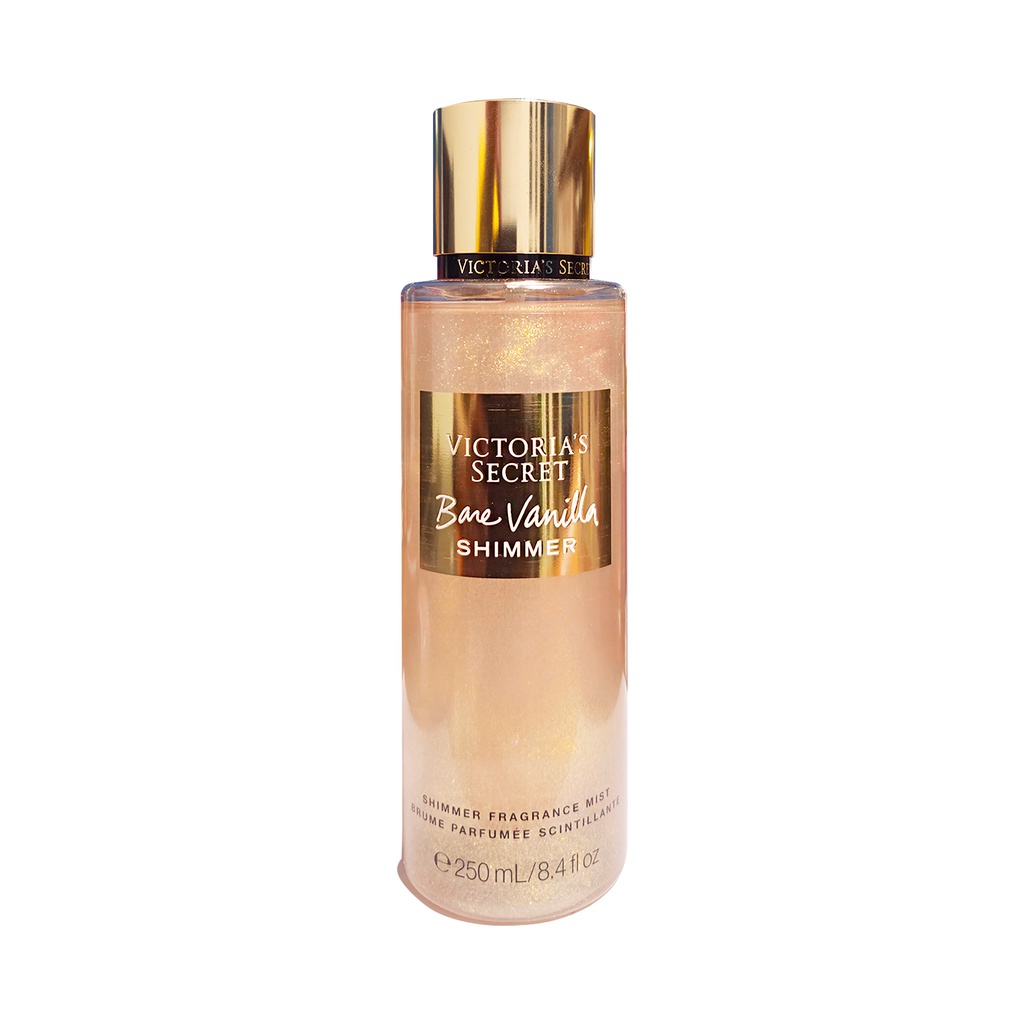 VICTORIA'S SECRET GLITTER BODY SPLASH 250 ML BARE VANILLA | Shopee Brasil