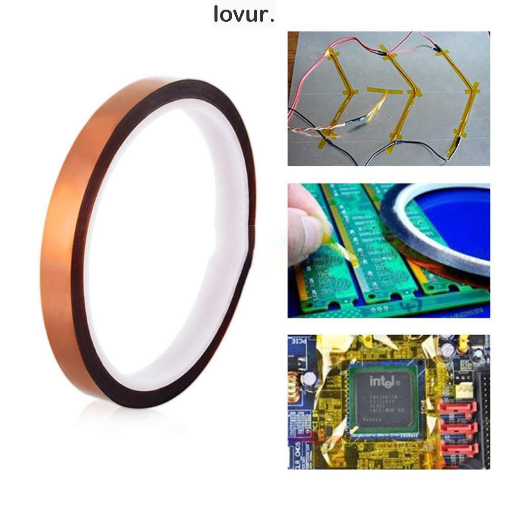 Fita Resistente Ao Calor LOVUR , Sem Resíduo 10mm X 33m , Eletrônica De ...
