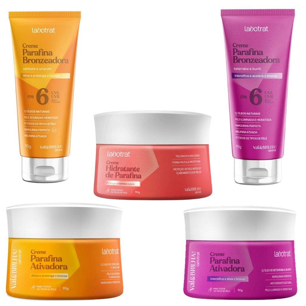 Creme Parafina Ativadora Bronzeadora Labotrat Óleo de Beterraba ...