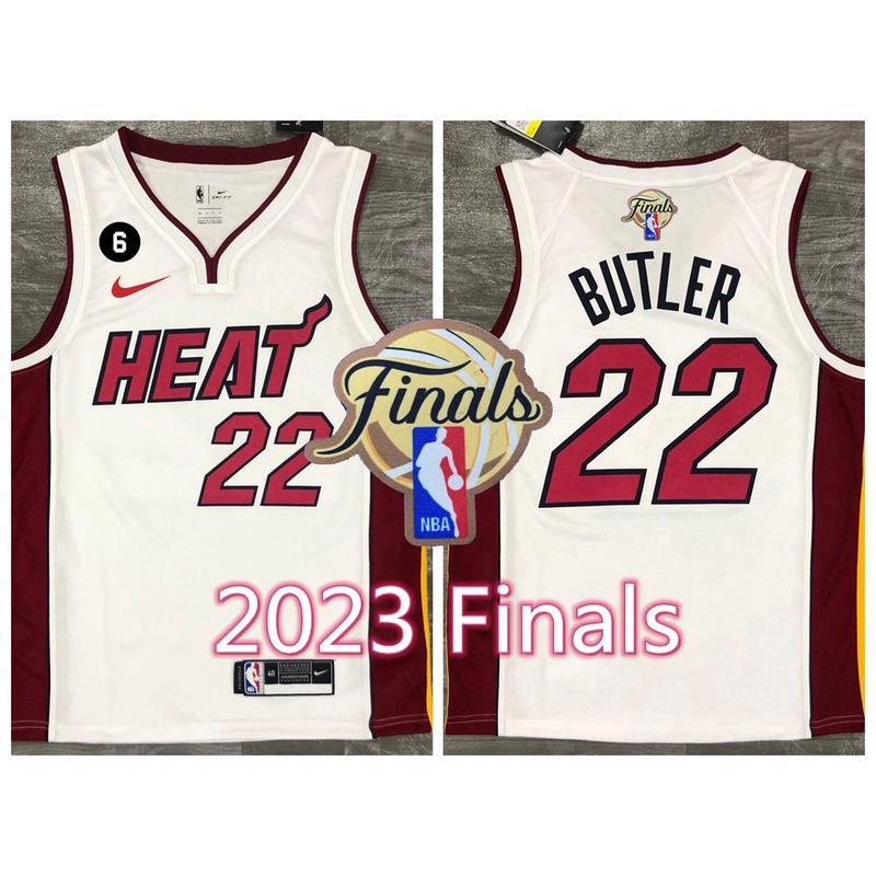 Camisa final masculina 2023NBA Miami Heat Jimmy Butler saia de basquete ...