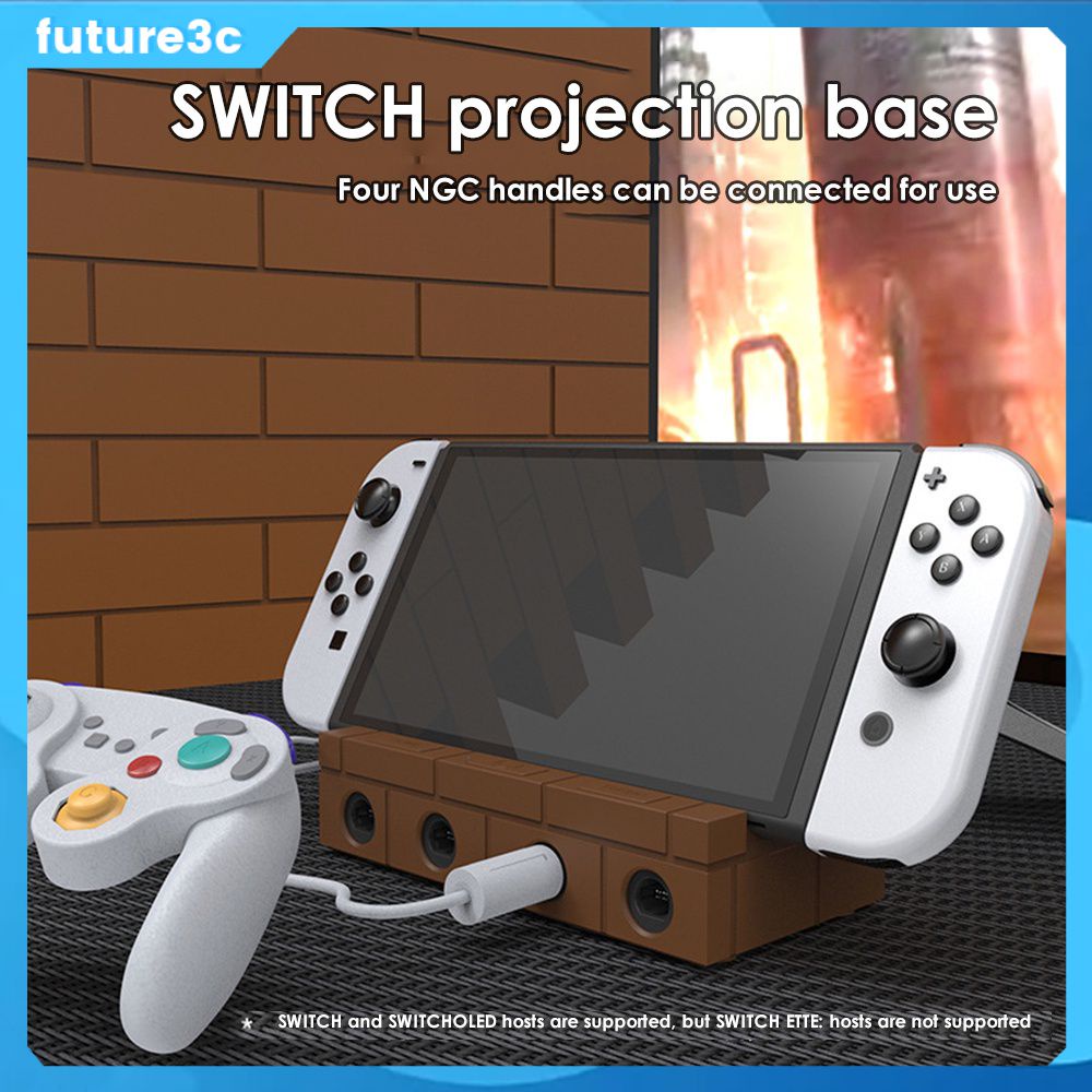 Switch/switch conversor jogo oled/ngc dock station carga de vídeo compatível com hdmi suporte tv ...