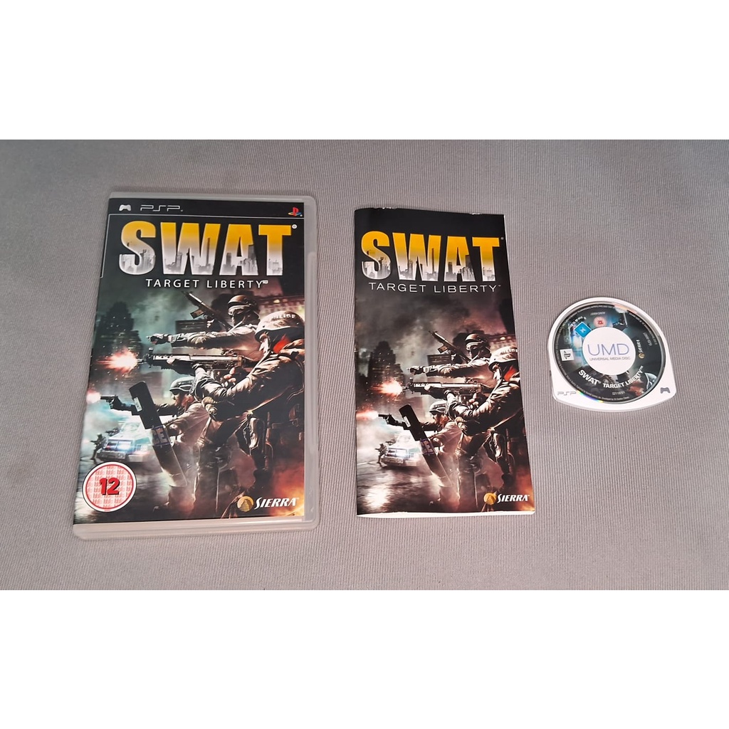 SWAT Target Liberty P S P - Jogo original, testado e funcionando ...