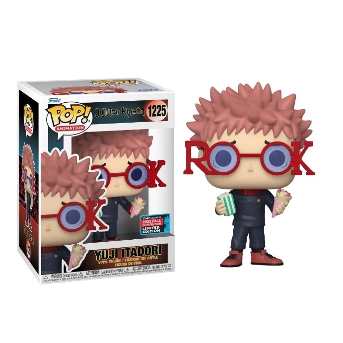 Funko Pop Jujutsu Kaisen Yuji Itadori with Glasses 1225 | Shopee Brasil