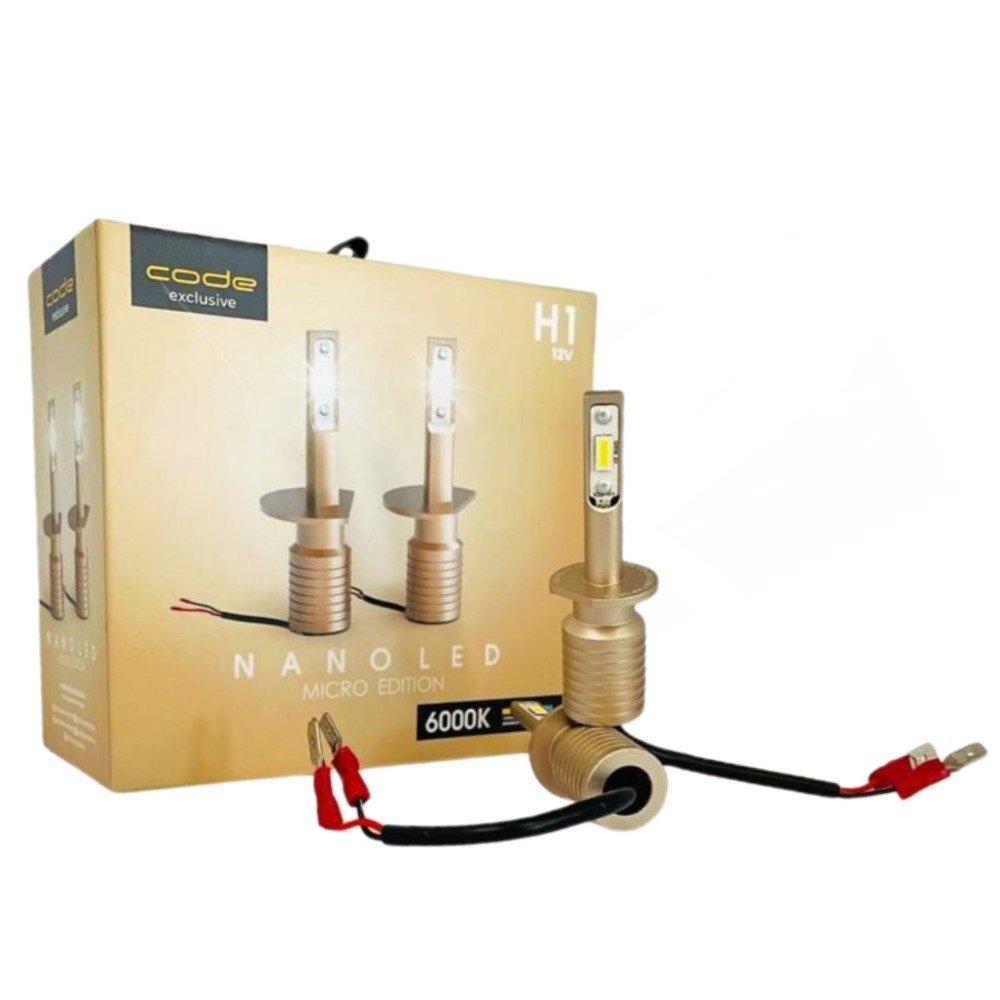 LAMPADA NANO LED MICRO EDITION 12V 6000K H1 CODE | Shopee Brasil