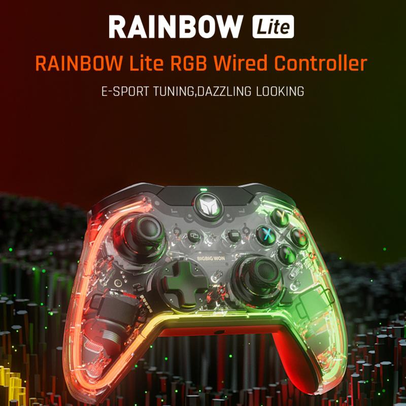 BigbigWon Rainbow S C1lite/Controlador De Jogos Com Fio 6 Eixos Gyro ...
