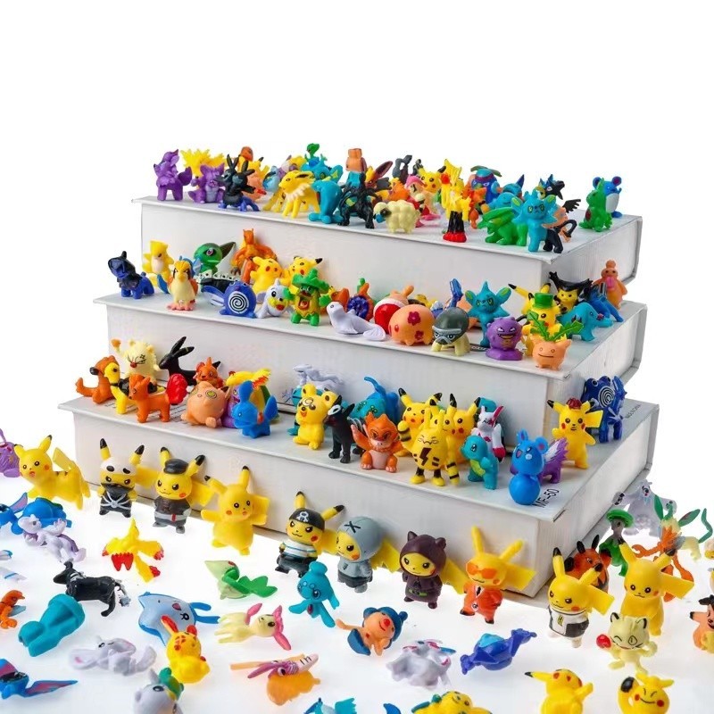 Pokemon 24pcs Mini Pikachu Anime Figura 3-4cm Desenho Animado Infantil ...