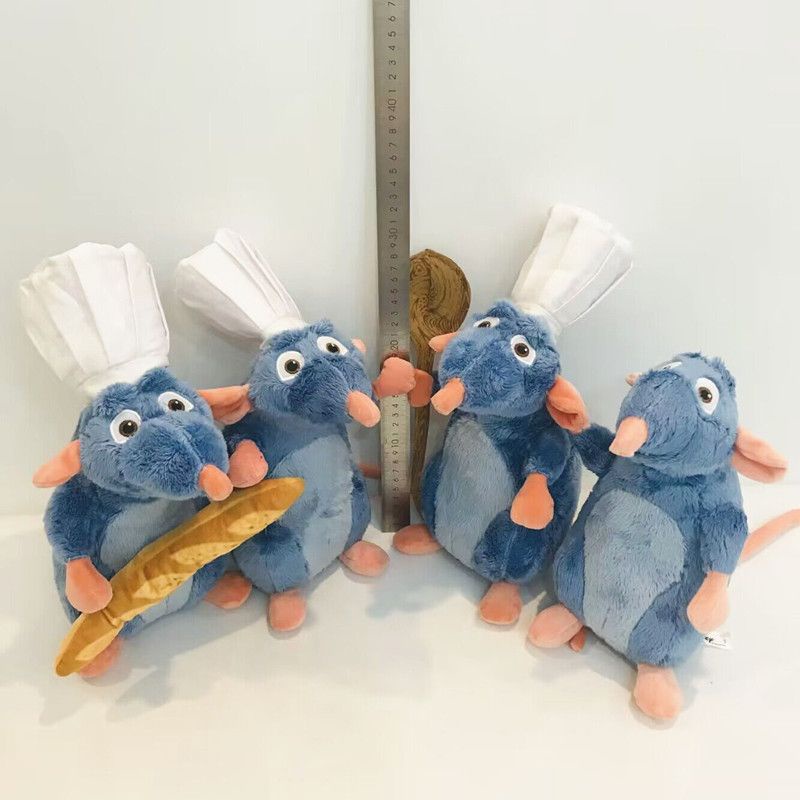 Remy Disney Ratatouille Brinquedos De Pelúcia Animais Kawaii Mouse Doll ...