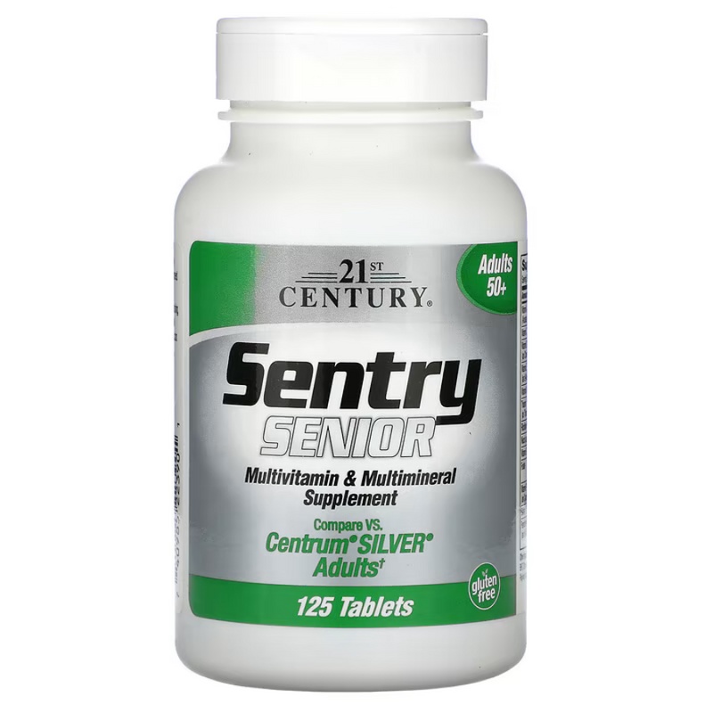 Multivitamínico Sentry Sênior Adultos 50+125 Tabletes | Shopee Brasil