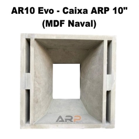 Caixa ARP 10'' AR10 Evo Mdf Naval 15mm | Shopee Brasil