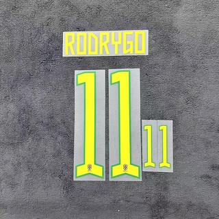 Rodrygo #11 [Números camisa ] Brasil Números da camisa - 2023 Real ...