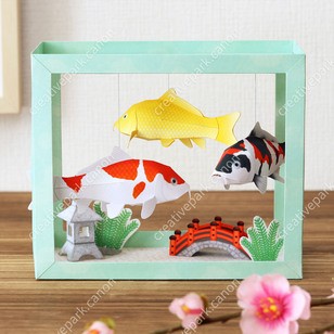 Nishikigoi papercraft KOI Peixe | Shopee Brasil