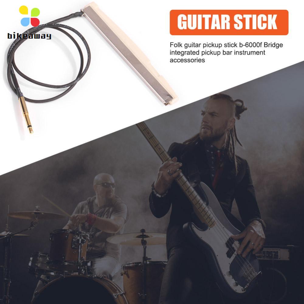 Barra De Coleta Piezo Pickup De Guitarra Popular Sob A Sela Da Ponte ...