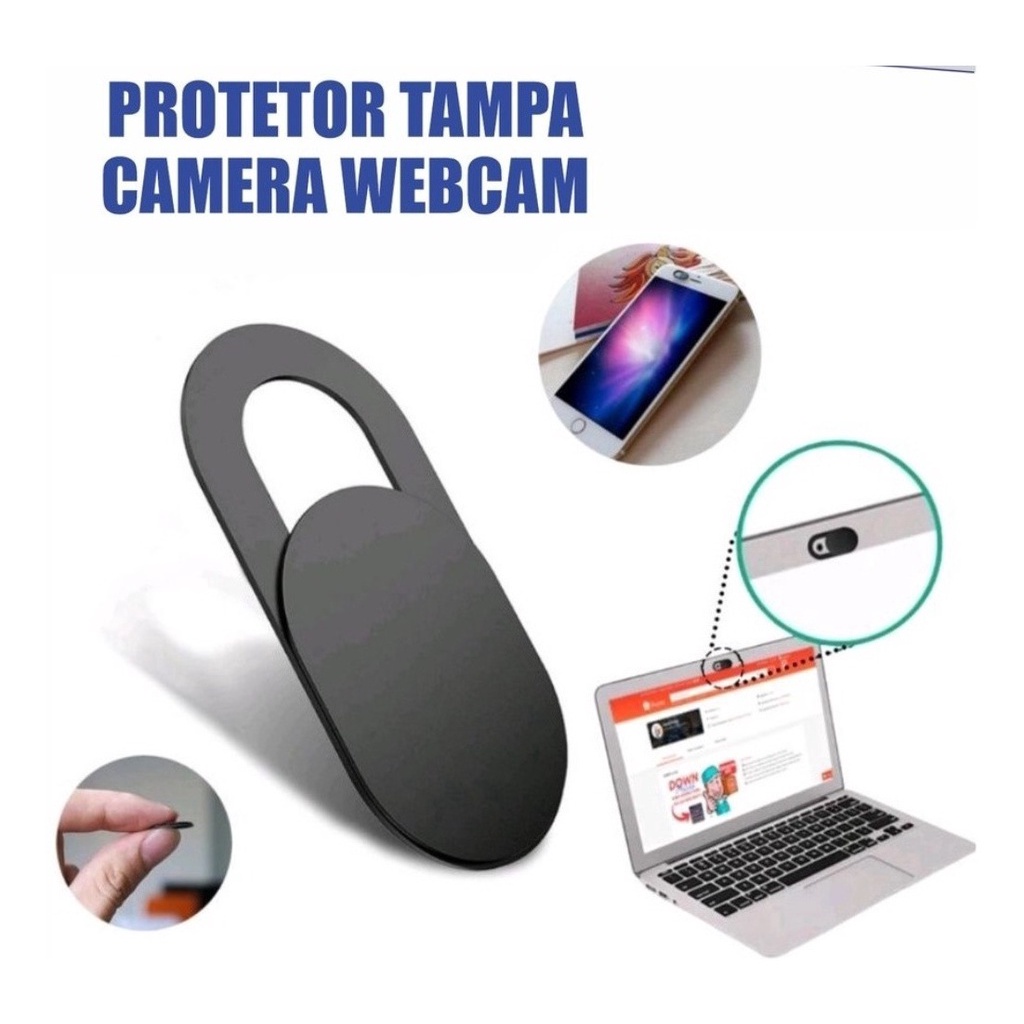Kit C/ 5 Protetor Tampa Camera Webcam Anti Espião Notebook | Shopee Brasil