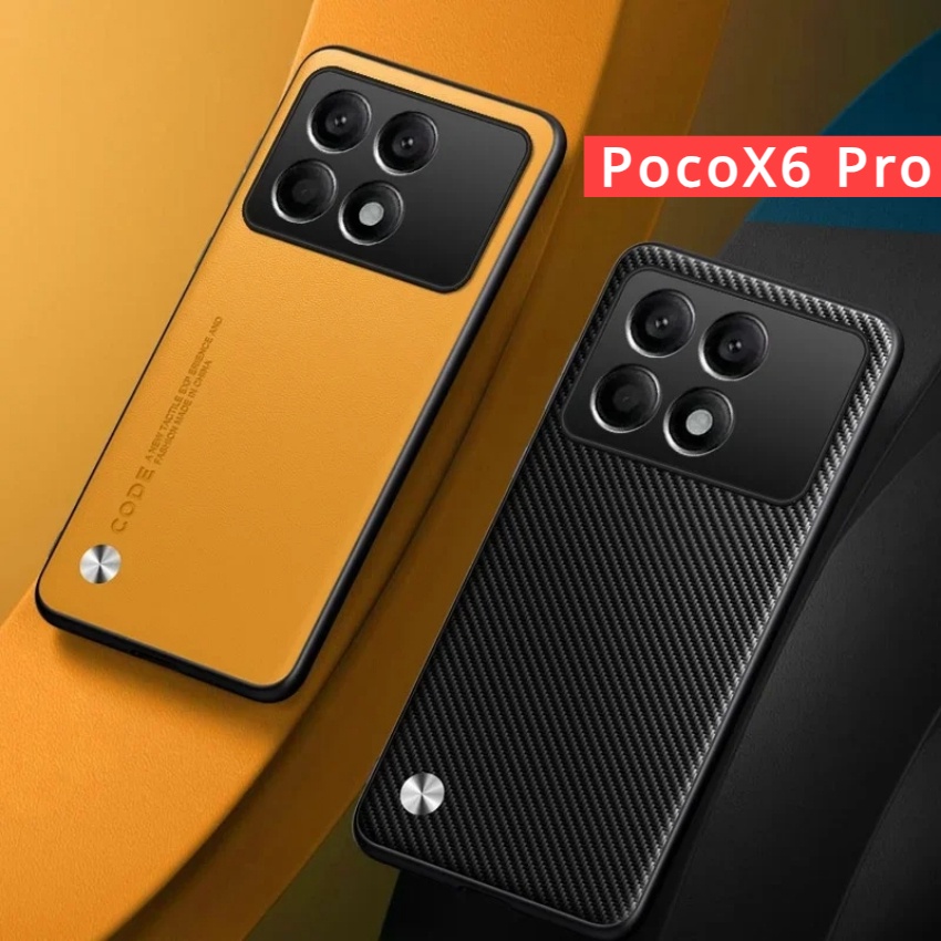 Para Xiaomi Poco X6 Pro X6Pro 5G 2024 X 6 Caixa De Telefone PocoX6 PocoX6Pro Couro De Pele Lisa ...