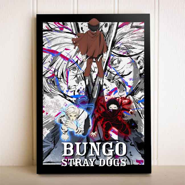 Placa Bungo Stray Dogs Quadro Decorativo Anime | Shopee Brasil