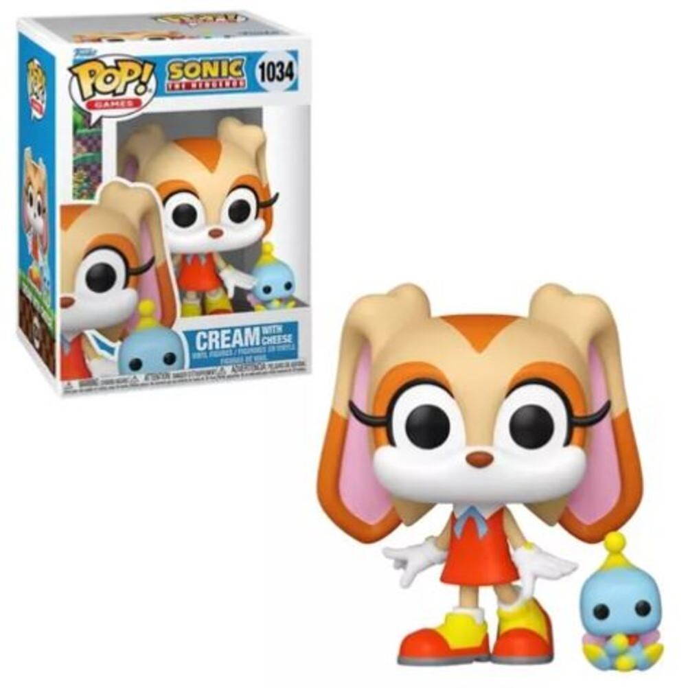 Funko Pop Sonic 1034 - Cream E Cheese | Shopee Brasil