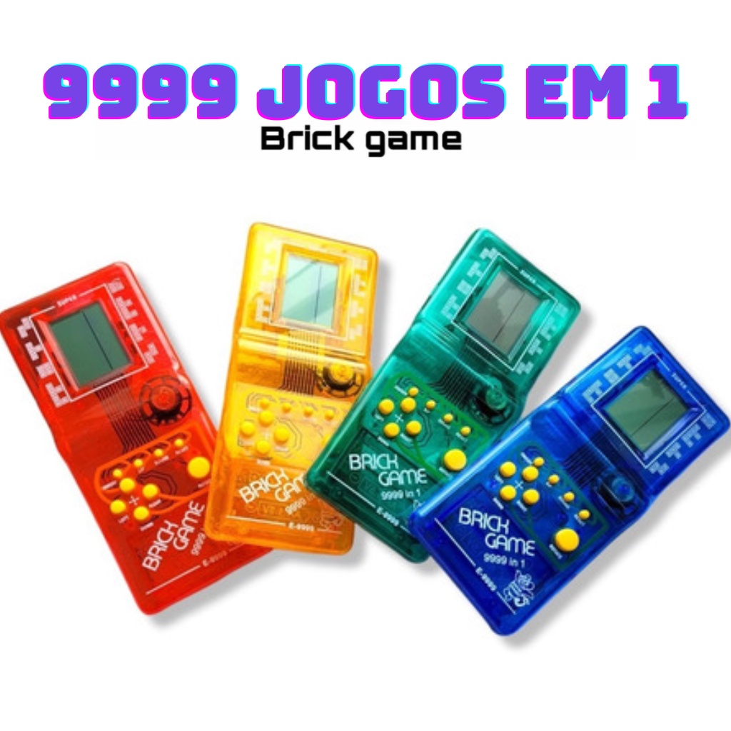 Vídeo Game Portátil 9999 Jogos em 1 Mini Game Antigo Retrô | Shopee Brasil