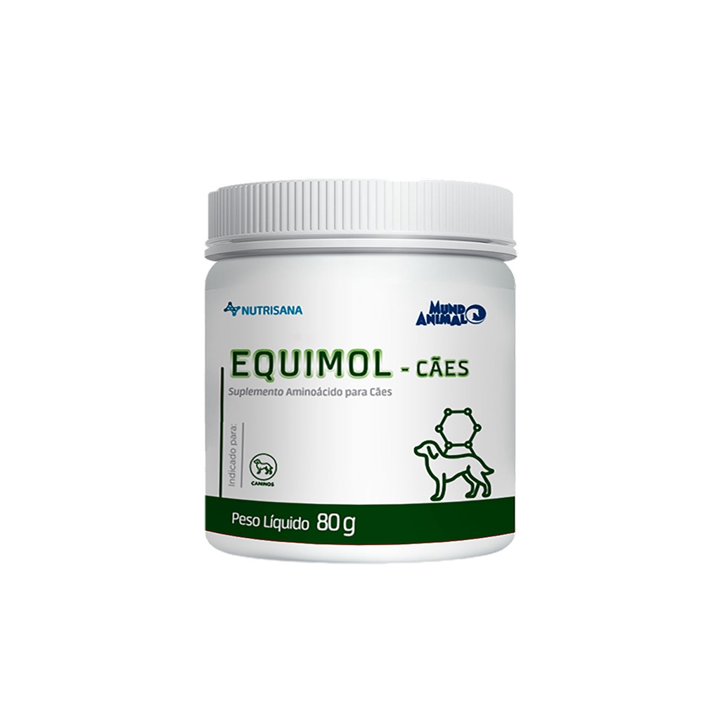 Suplemento para Cães Nutrisana Equimol Mundo Animal 80g | Shopee Brasil