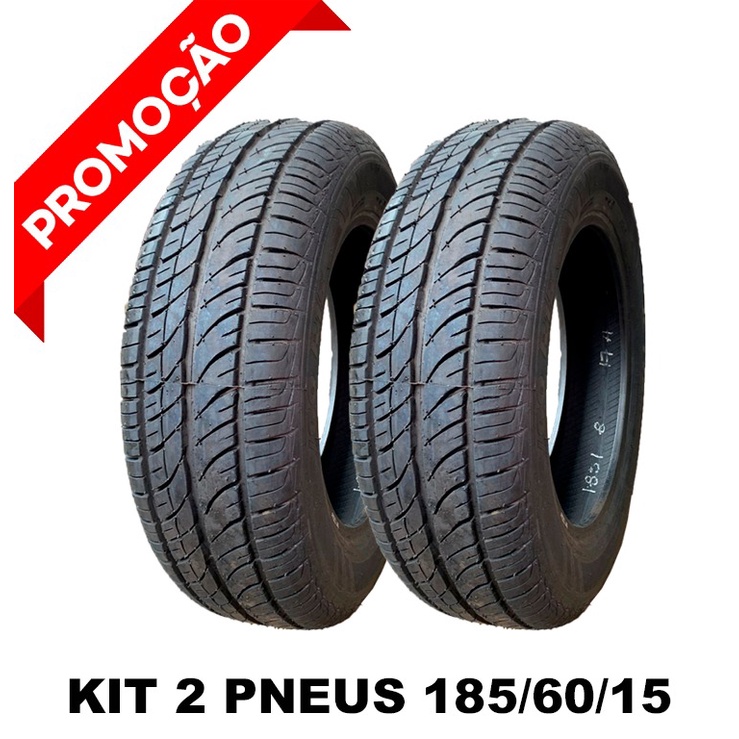 Kit 2x Pneu 185/60/15 Recapado Par Remold Aro 15 Uno Agile | Shopee Brasil