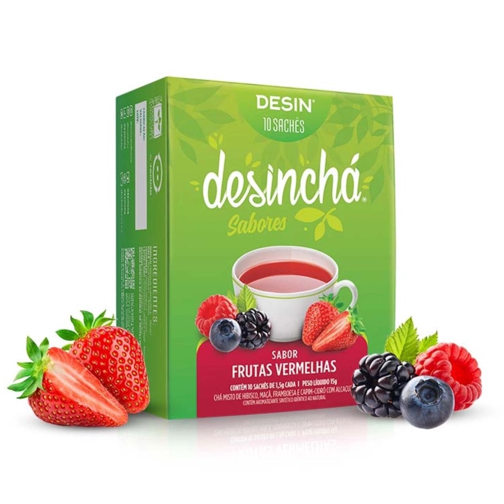 Desinchá Sabores 10 sachês | Shopee Brasil