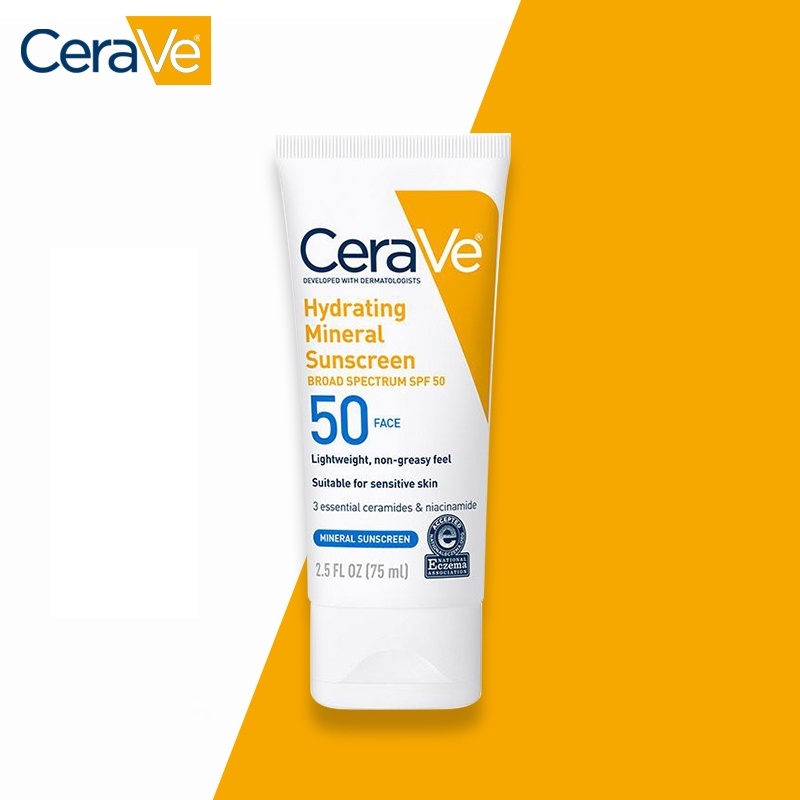 Cerave Protetor Solar Mineral Hidratante SPF50 50ML /Facial Protetor Solar / Produtos para ...