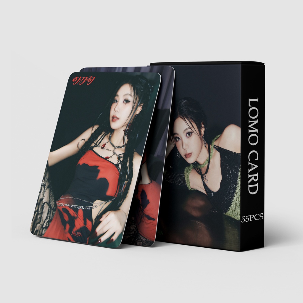 55pcs/box Seo Soojin SOLO Lomo Cards Album AGASSY Photocards SUSU Kpop Postcards On Sale JY ...