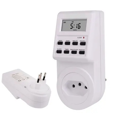 Timer Digital E Temporizador Tomada Lcd Programavel Energia Bivolt ...