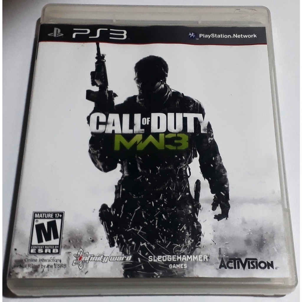 Jogo Call Of Duty Modern Warfare 3 Mw3 Playstation 3 Ps3 Mídia Física ...