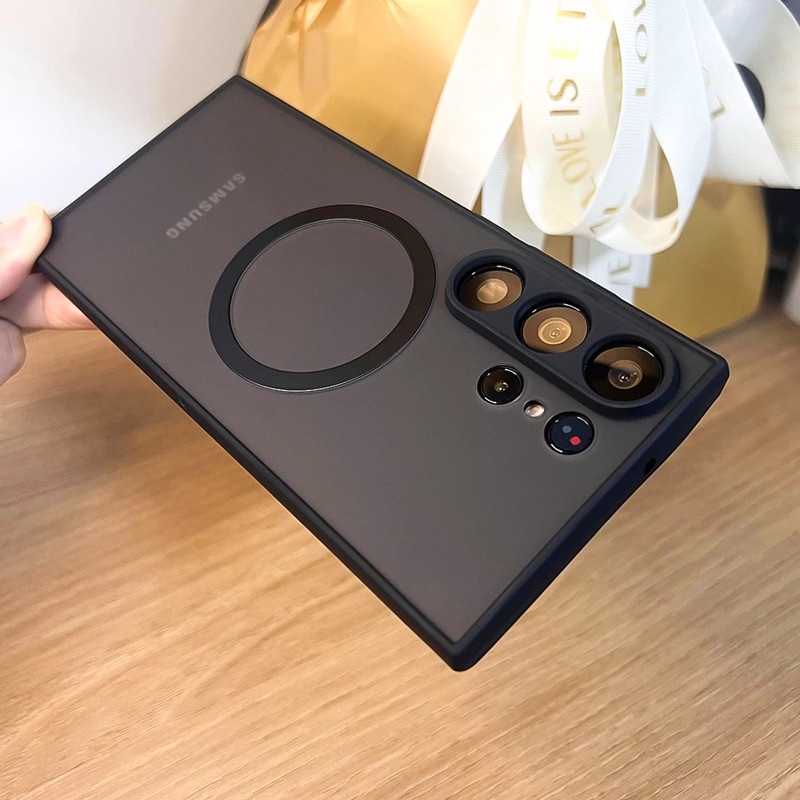 Capa De Silicone Fosca De Luxo Compatível Com Samsung Galaxy S23 FE S23 S22 S21 Ultra Plus S20 ...