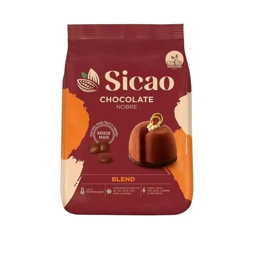 Chocolate Nobre Blend 2,05kg Gotas - Sicao | Shopee Brasil