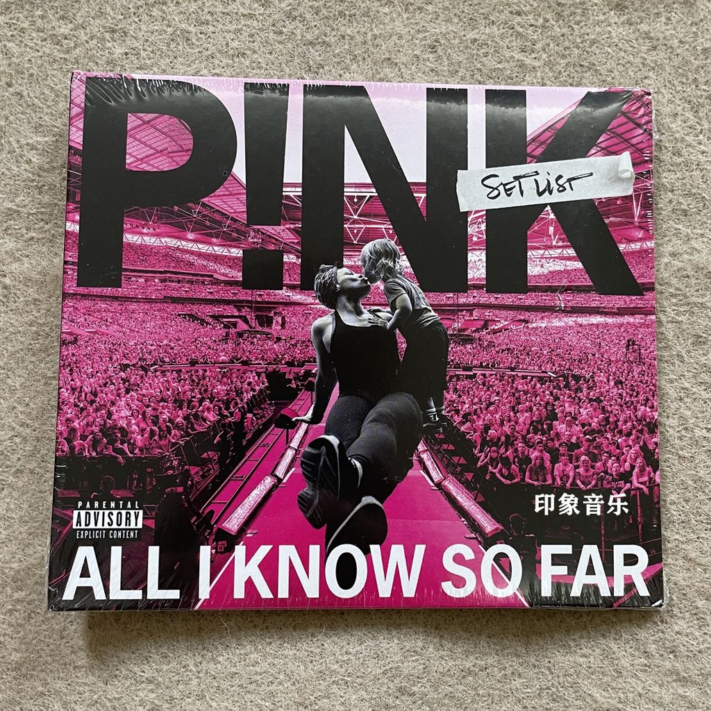 Novo E Fechado P ! nk Pink All I Know So Far Setlist CD 2021 Álbum 2 ...