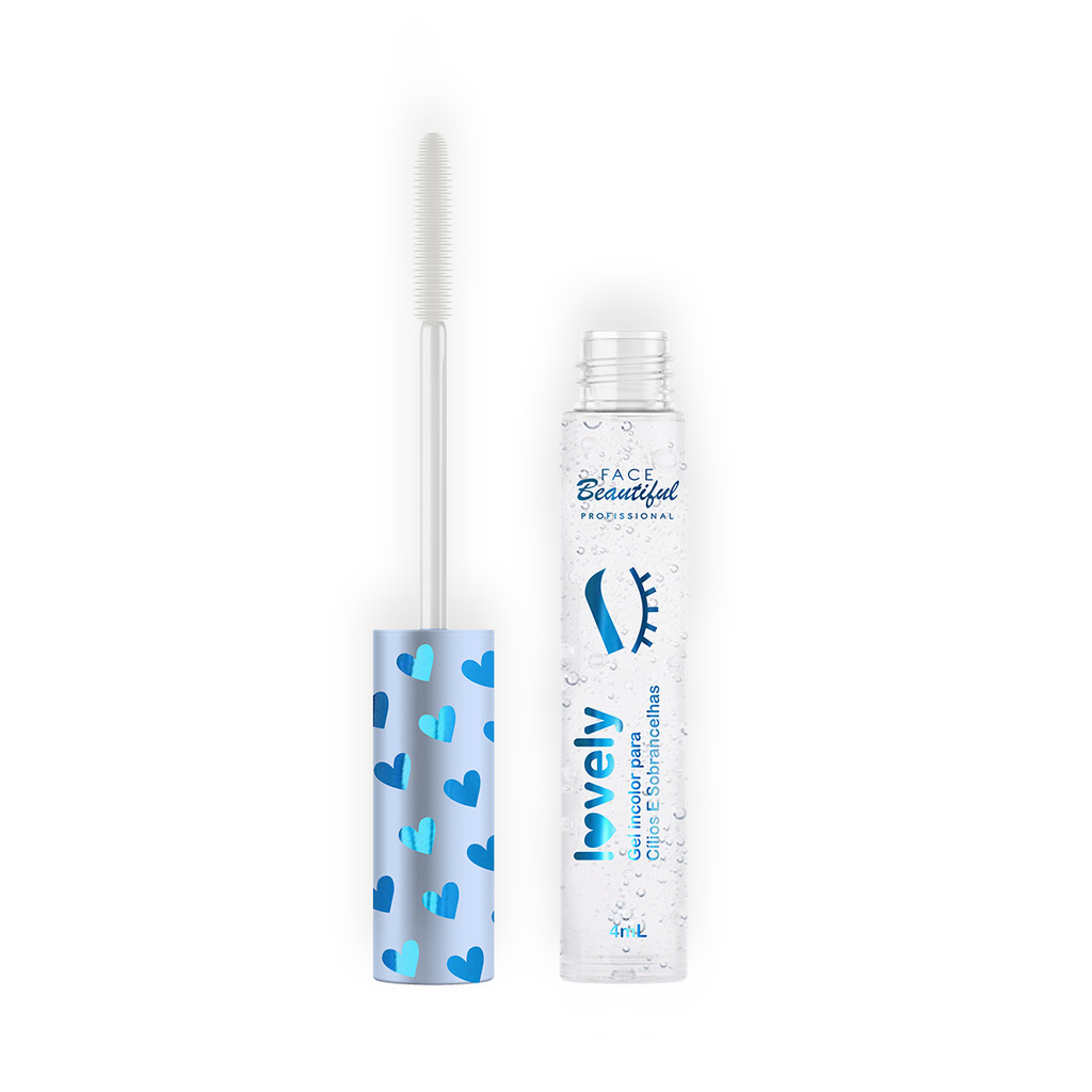 Gel Incolor para Cílios e Sobrancelhas Lovely Face Beautiful 4ml ...