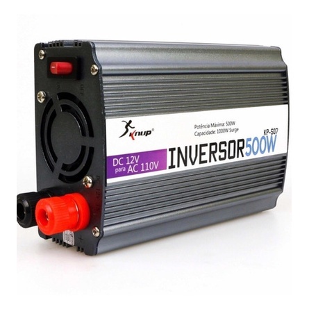 Inversor Veicular Voltagem Transformador 500W 12v Para 220v Conversor Automotivo Carro Knup C ...