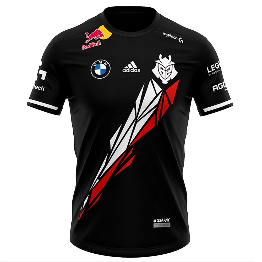 2022 G2 T-shirt De Apoio G2 LOL Equipe De Jogos Esportivos G2 Fãs De Manga Curta G2 Vestuário De ...