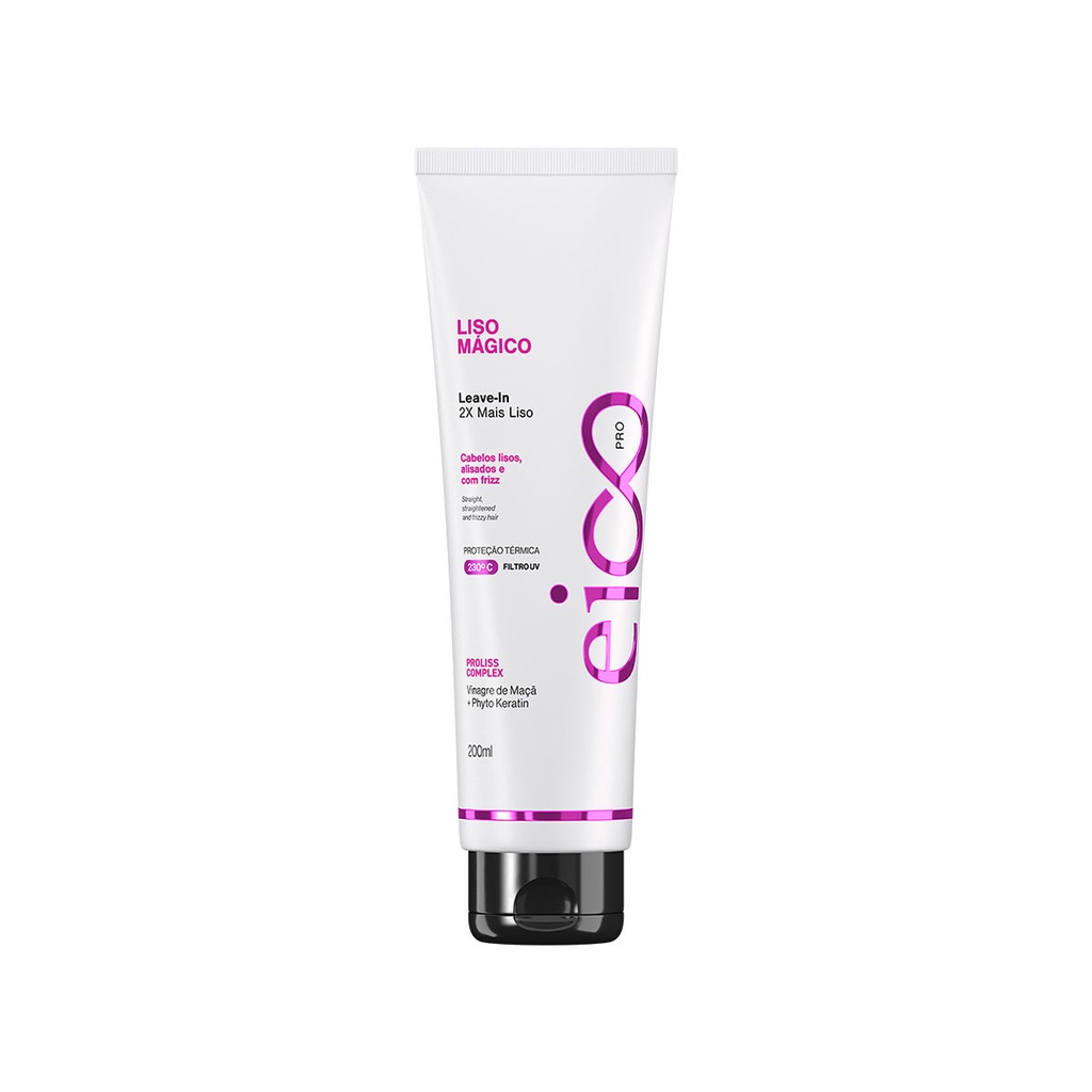 Eico Pro Leave-In Liso Magico 200Ml - Cod:1602 | Shopee Brasil
