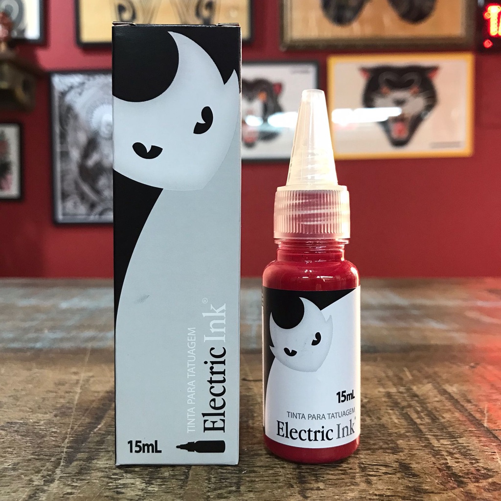 TINTA TATUAGEM TATTOO ELECTRIC INK PINK 15ML MAKEUP | Shopee Brasil