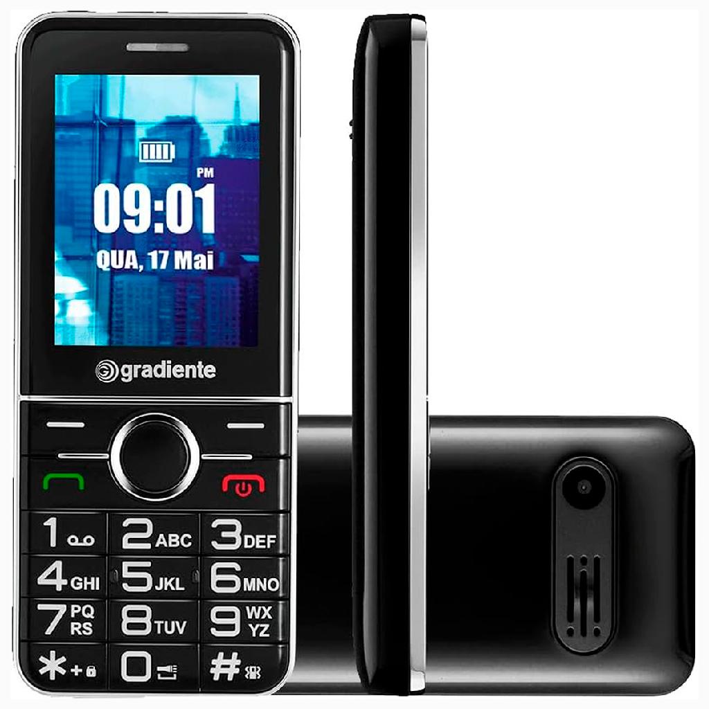 Celular Gradiente Gfp205p Dual Chip Mp3 Câmera Fone Rádio | Shopee Brasil