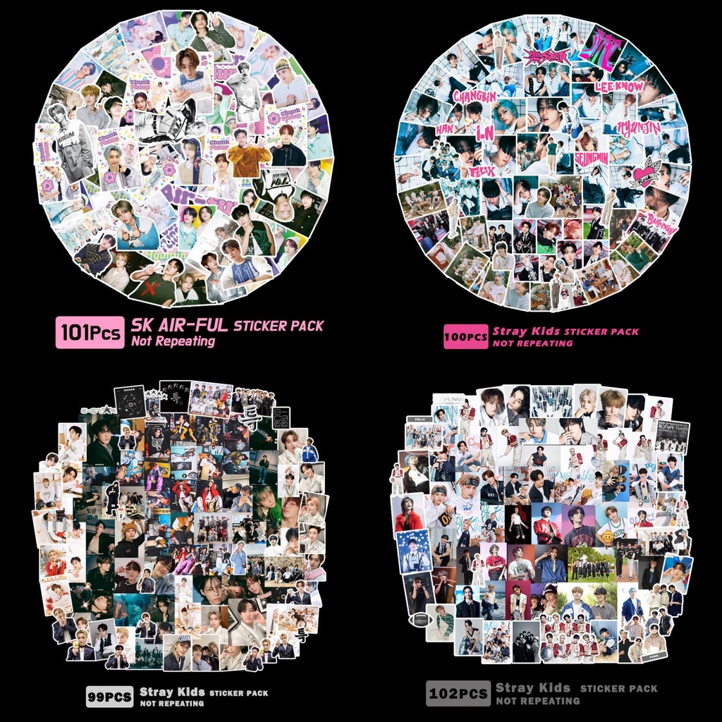 Kpop Idol Stray Kids Stickers Novo Álbum Coreano Fashion SKZ Photo ...