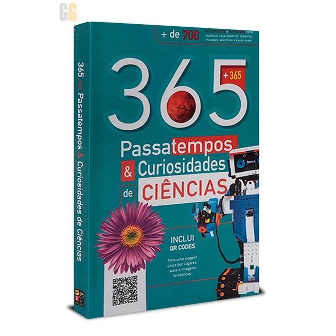 365 Passatempos e Curiosidades de Ciências | Com QR Code | Shopee Brasil