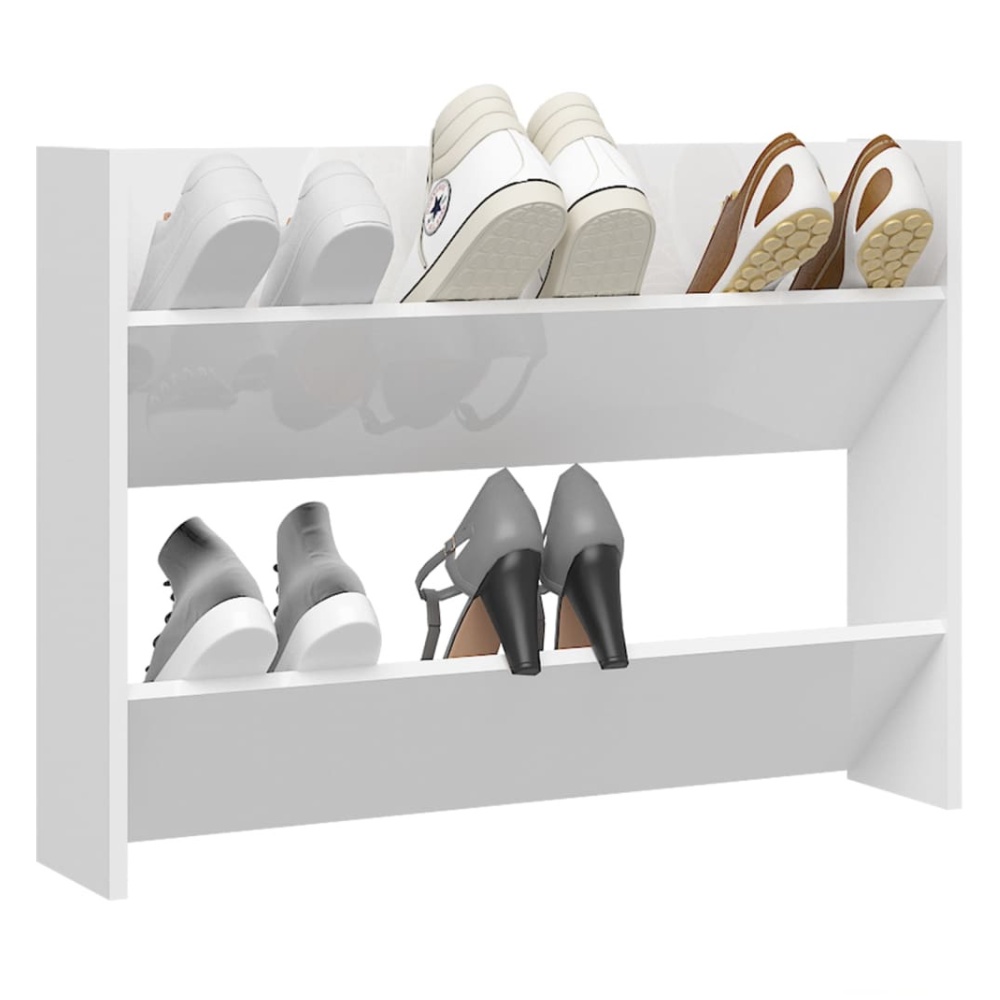 SAPATEIRA EM MDF VERTICAL DE PAREDE BRANCO PORTA DE ENTRADA 8 PAR 80CM ...
