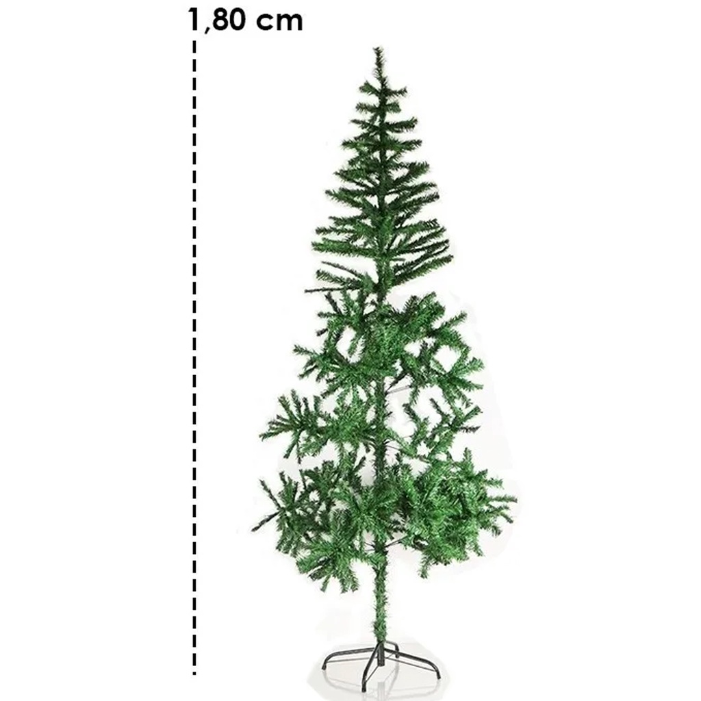 Arvore De Natal Pinheiro Real Gigante 180 De Alt 380 Galhos | Shopee Brasil