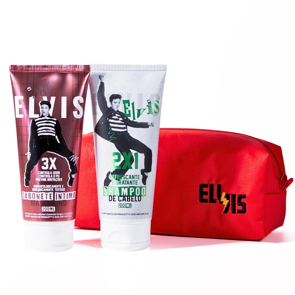 Shampoo Refrescante e Sabonete Intimo Elvis Presley Viking | Shopee Brasil