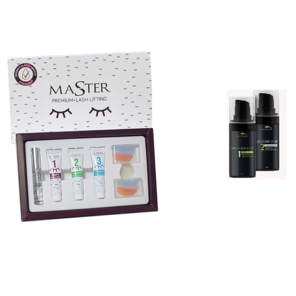 Kit Master Lash Lifting + Combo Complex 3D | Shopee Brasil