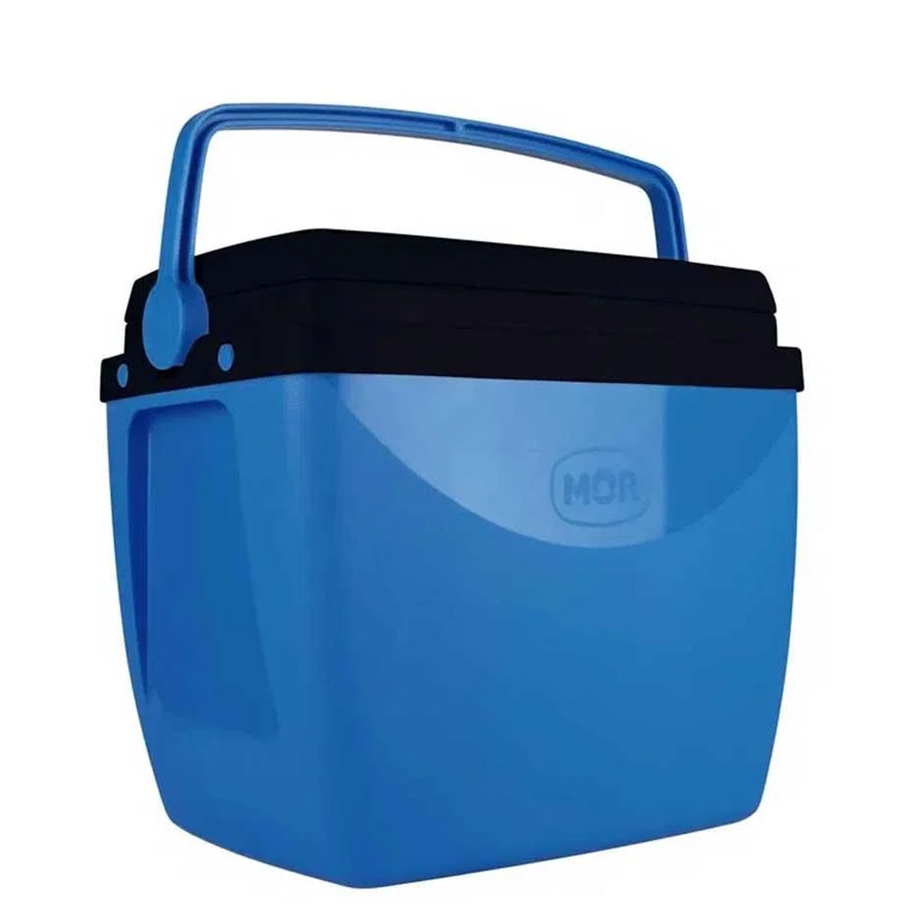 Caixa Térmica Cooler 18 Litros Azul e Preto Mor | Shopee Brasil